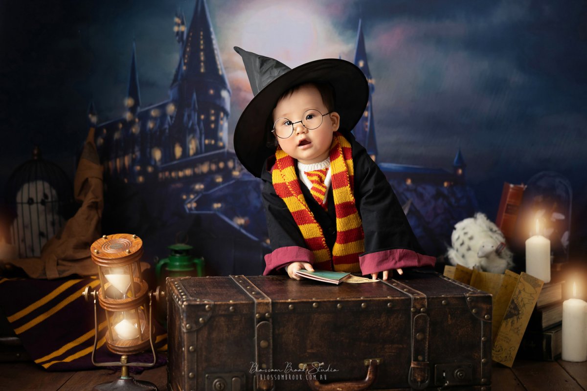 Magical Harry Potter baby photoshoot | Blossom Brook Studio